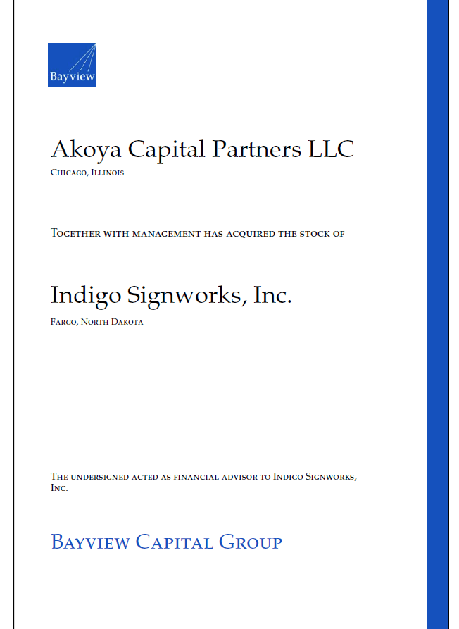 Transactions | Bayview Capital Group